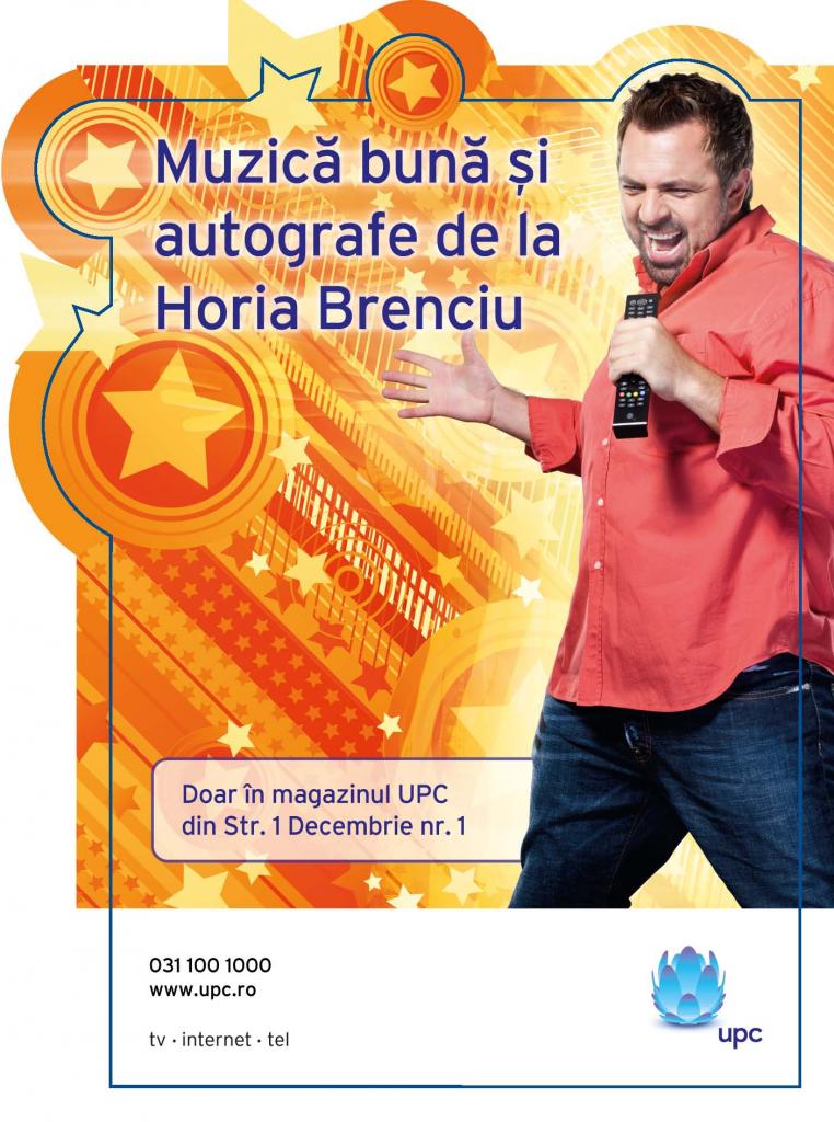 UPC oferã muzicã bunã şi autografe de la Horia Brenciu, în magazinul ...