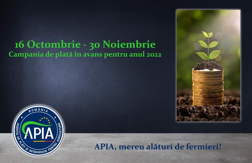 APIA a dat startul plăților în avans pentru Campania 2022 | Răsunetul