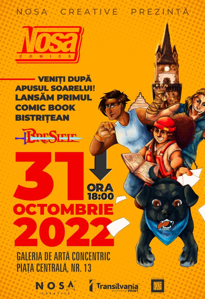 Nosa Creative lansează, de Halloween, primul comic book bistrițean la ...