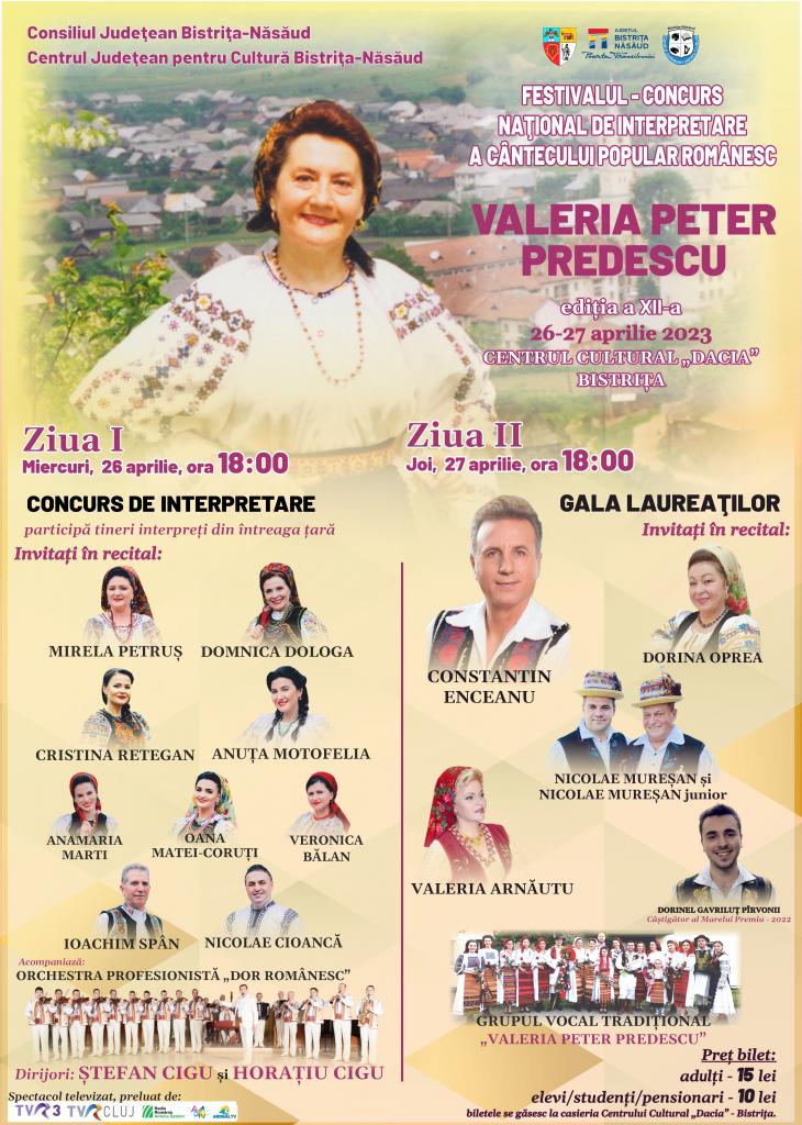 Festivalul Valeria Peter Predescu vă aşteaptă la două zile de ...