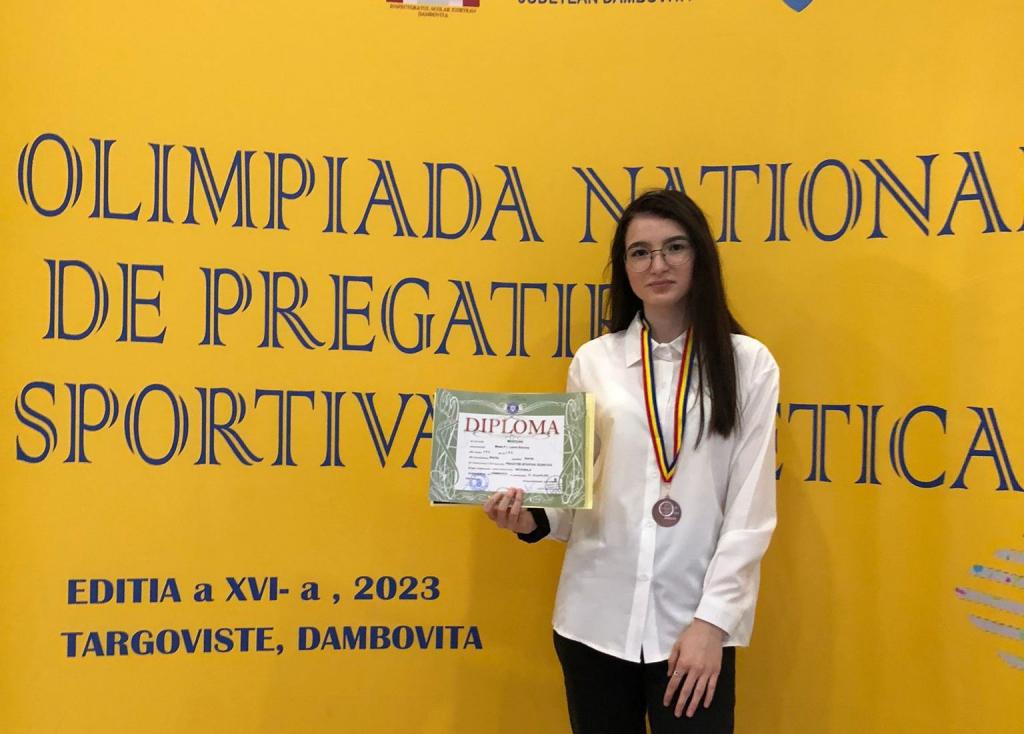 Laura Matei, cu 9,50, prima mențiune la faza națională a Olimpiadei de ...