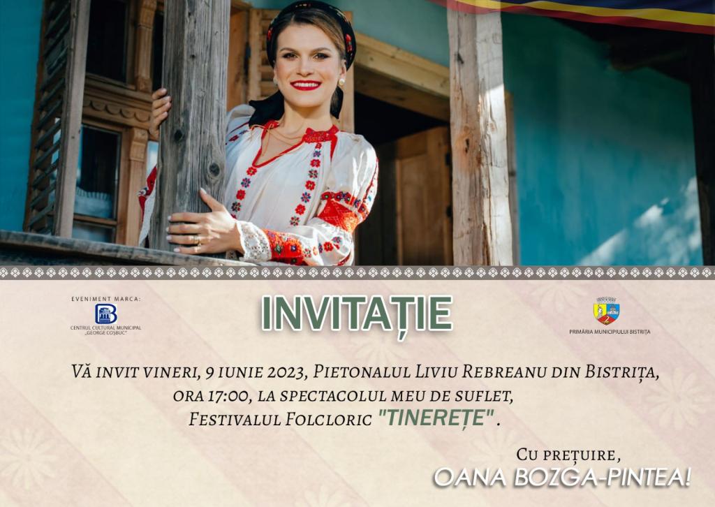 Oana Bozga-Pintea: Vă invit astăzi, de la ora 17, pe Pietonal, la un ...