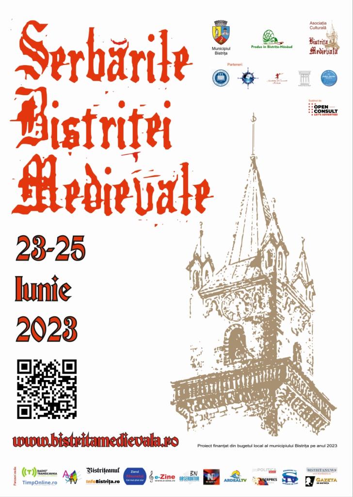 Serbările Bistriței Medievale, 23-25 iunie. Trupa Bakchus din Cehia ...