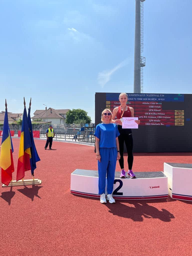 Maria Denisa Capotă, vicecampioană națională la U 20, în proba de 400 m ...