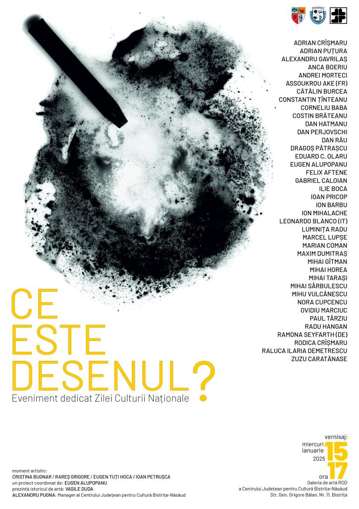 ,,Ce este desenul?’’. Lucrări semnate de patruzeci de artişti vizuali ...