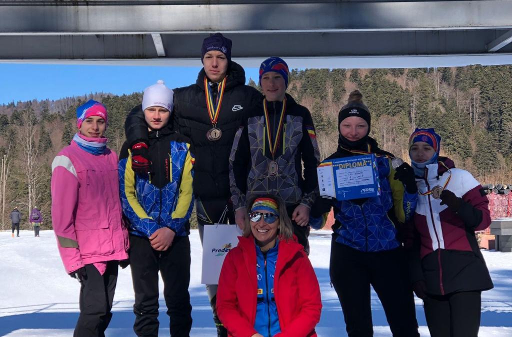 Schi fond. Andrei Stîngu și echipa mixtă a LPS Bistrița, pe podium la ...