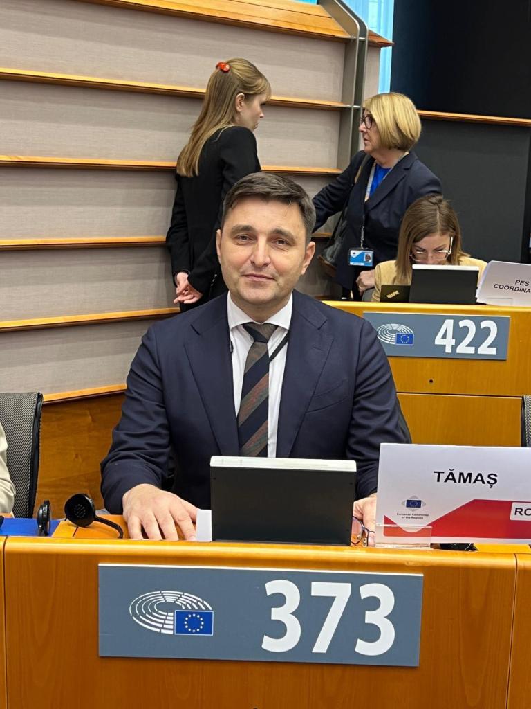 Daniel Tămaș, vicepreședintele Consiliului Județean Bistrița-Năsăud, la ...