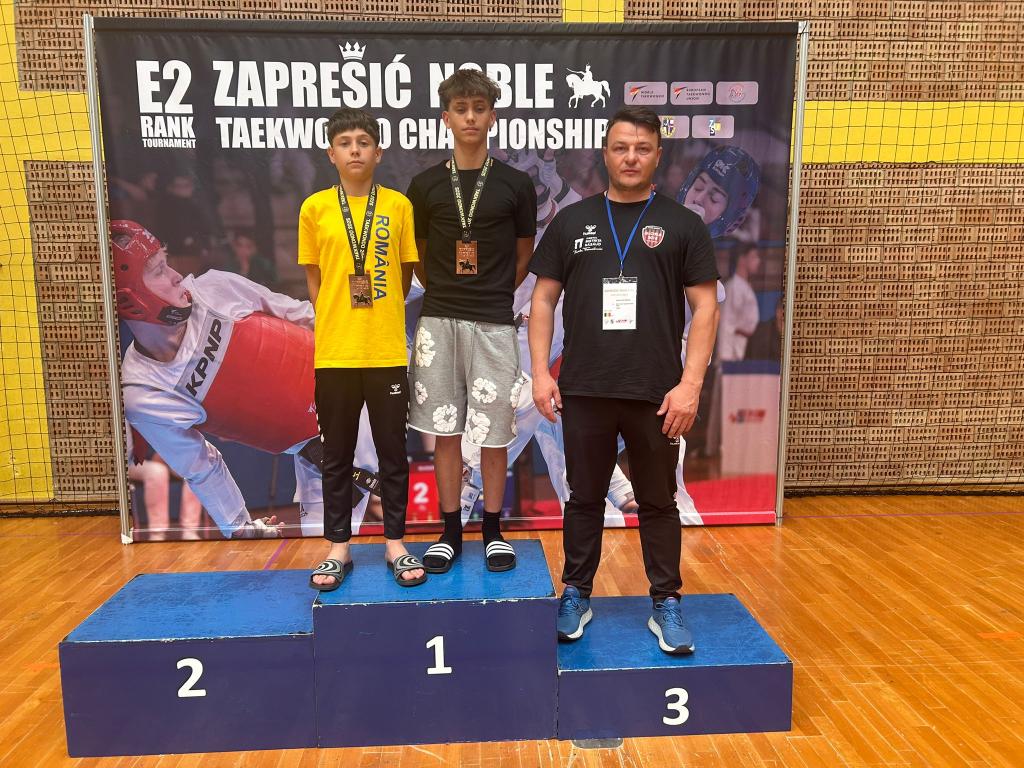 Două medalii de bronz la “Zapresic Noble Taekwondo Championship” pentru ...